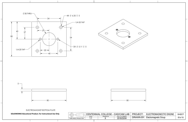 Electro-magnetic Engine Assembly in Solidworks | PDF | Physics | Science