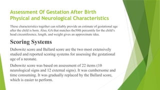 Assessment of Gestational Age BALLARD.pptx