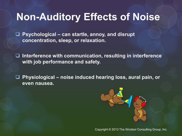 Occupational Noise Exposure and Hearing Conservation | PPTX