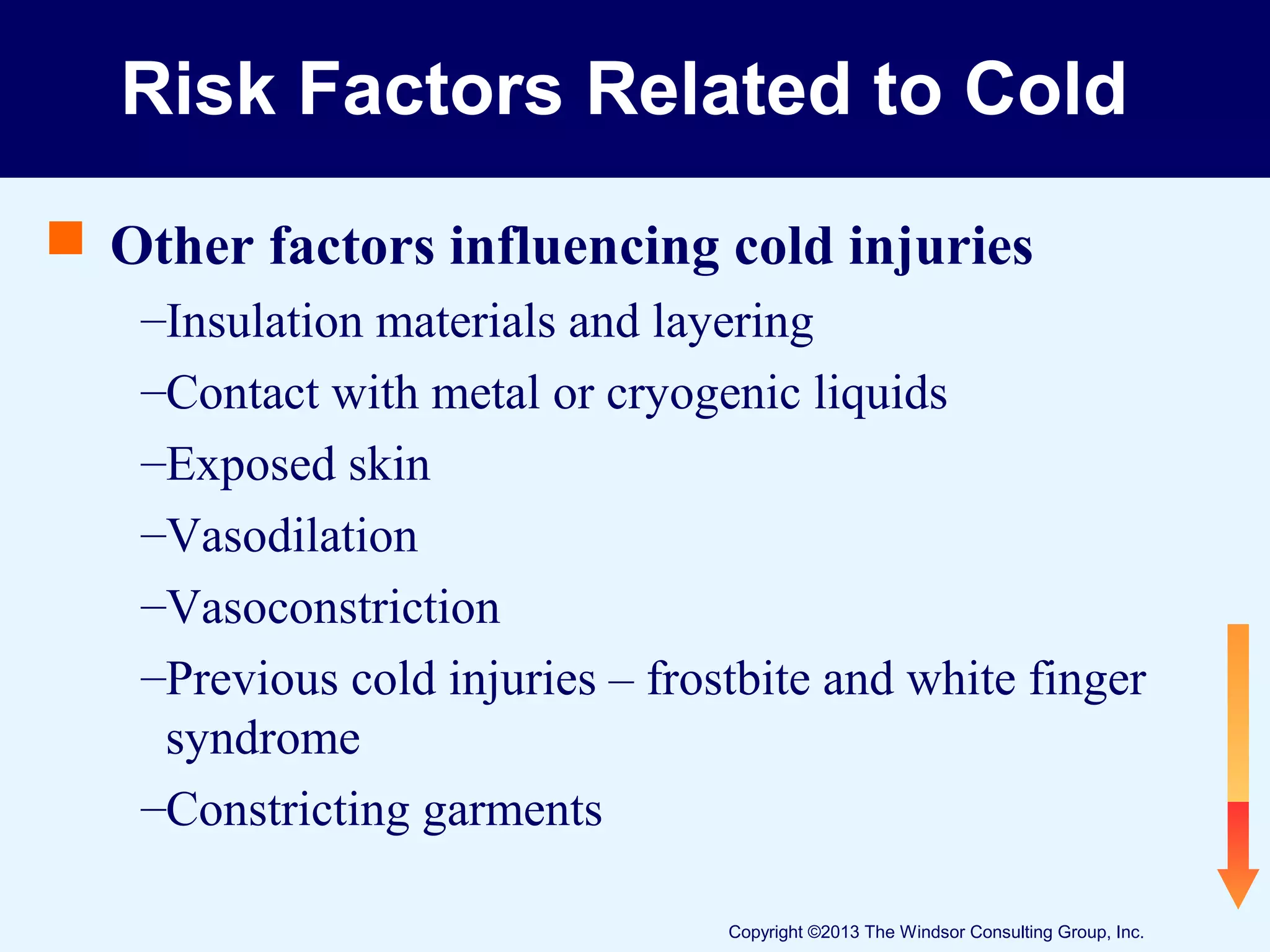 Cold Stress Hazards and Prevention | PPT