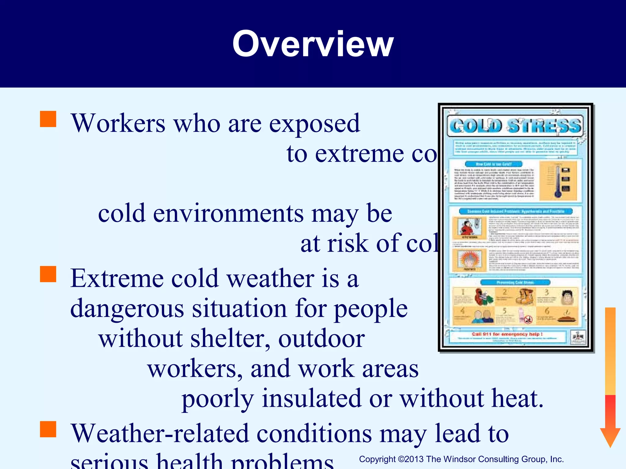 Cold Stress Hazards and Prevention | PPT