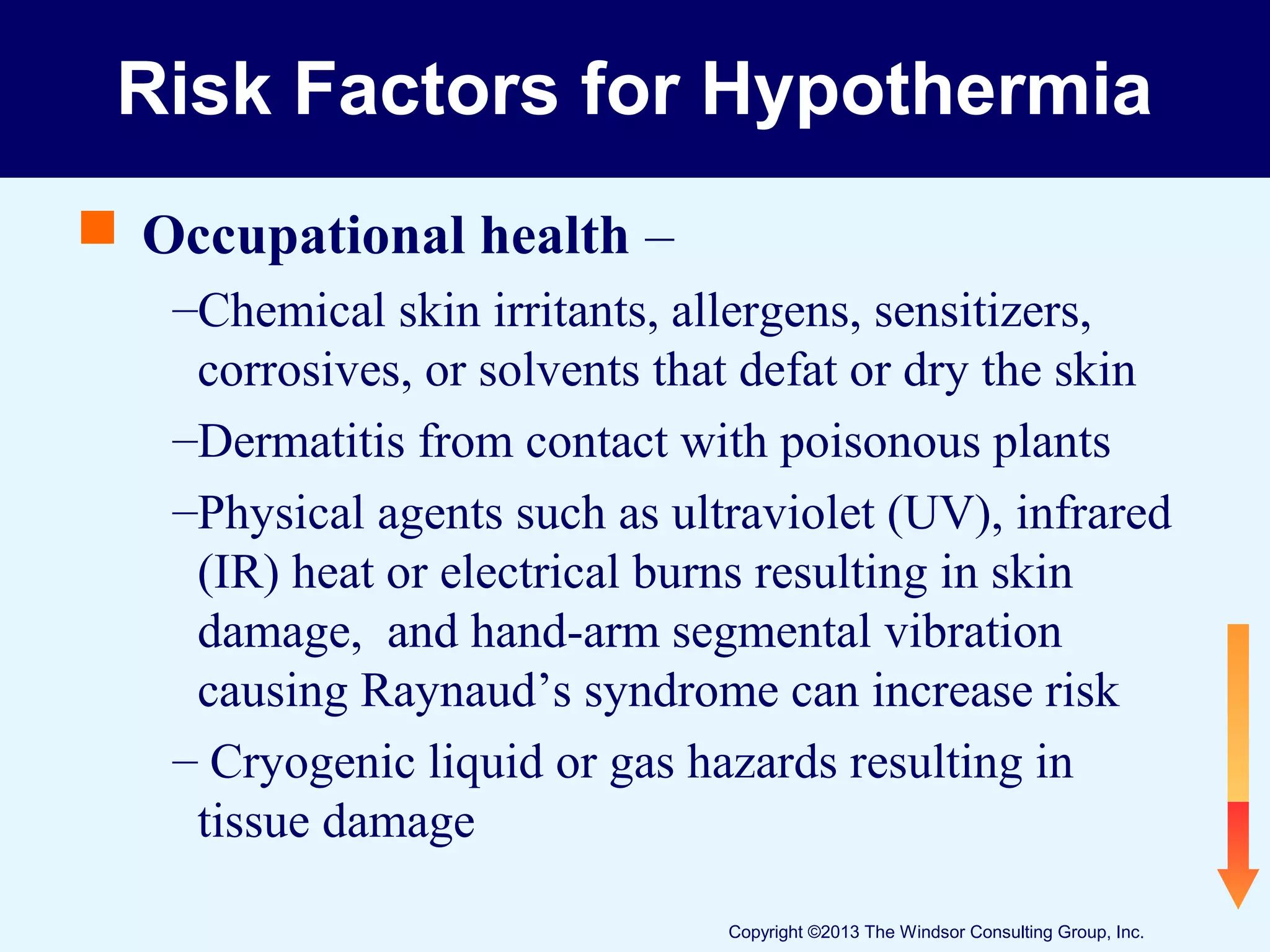 Cold Stress Hazards and Prevention | PPT