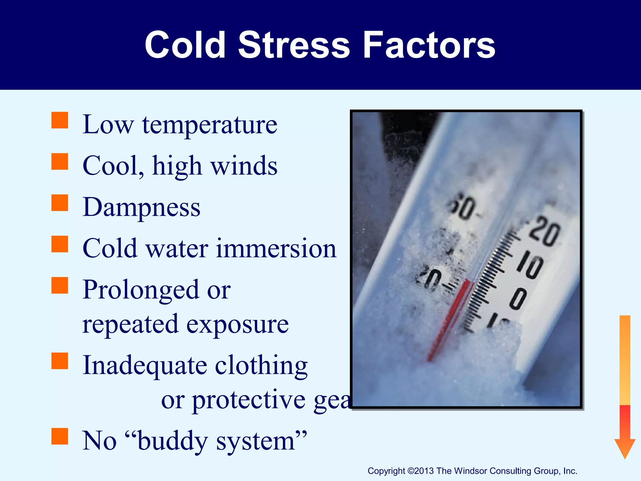 Cold Stress Hazards and Prevention | PPT