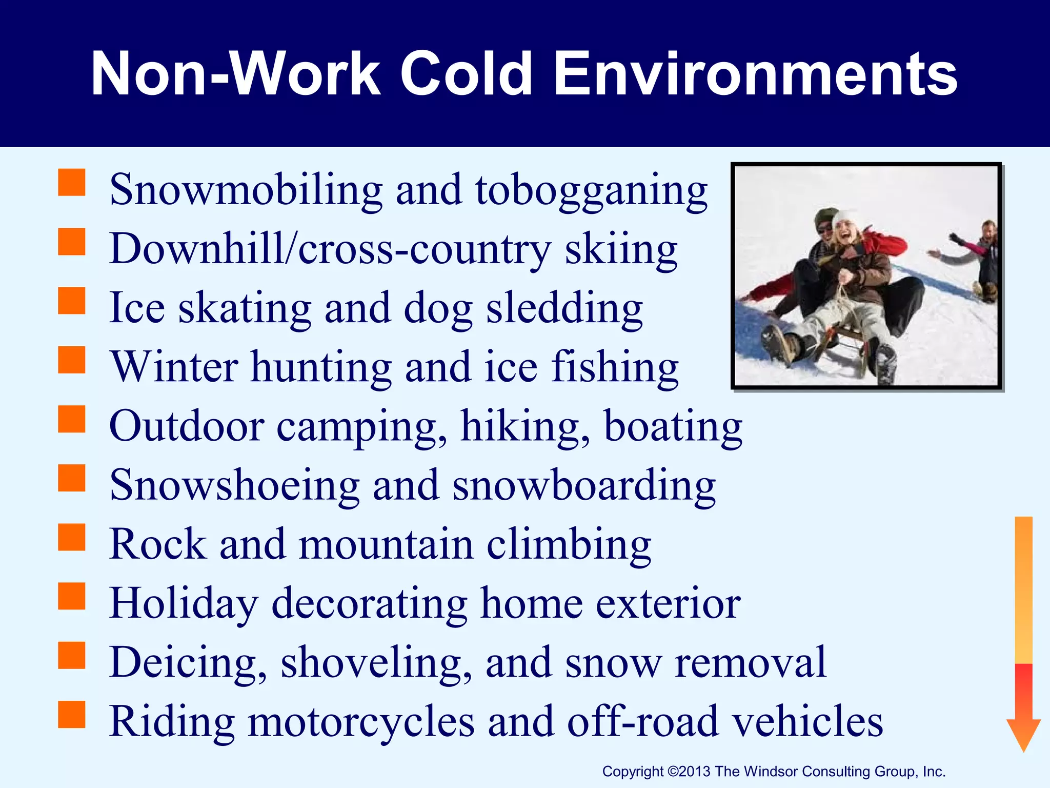 Cold Stress Hazards and Prevention | PPT