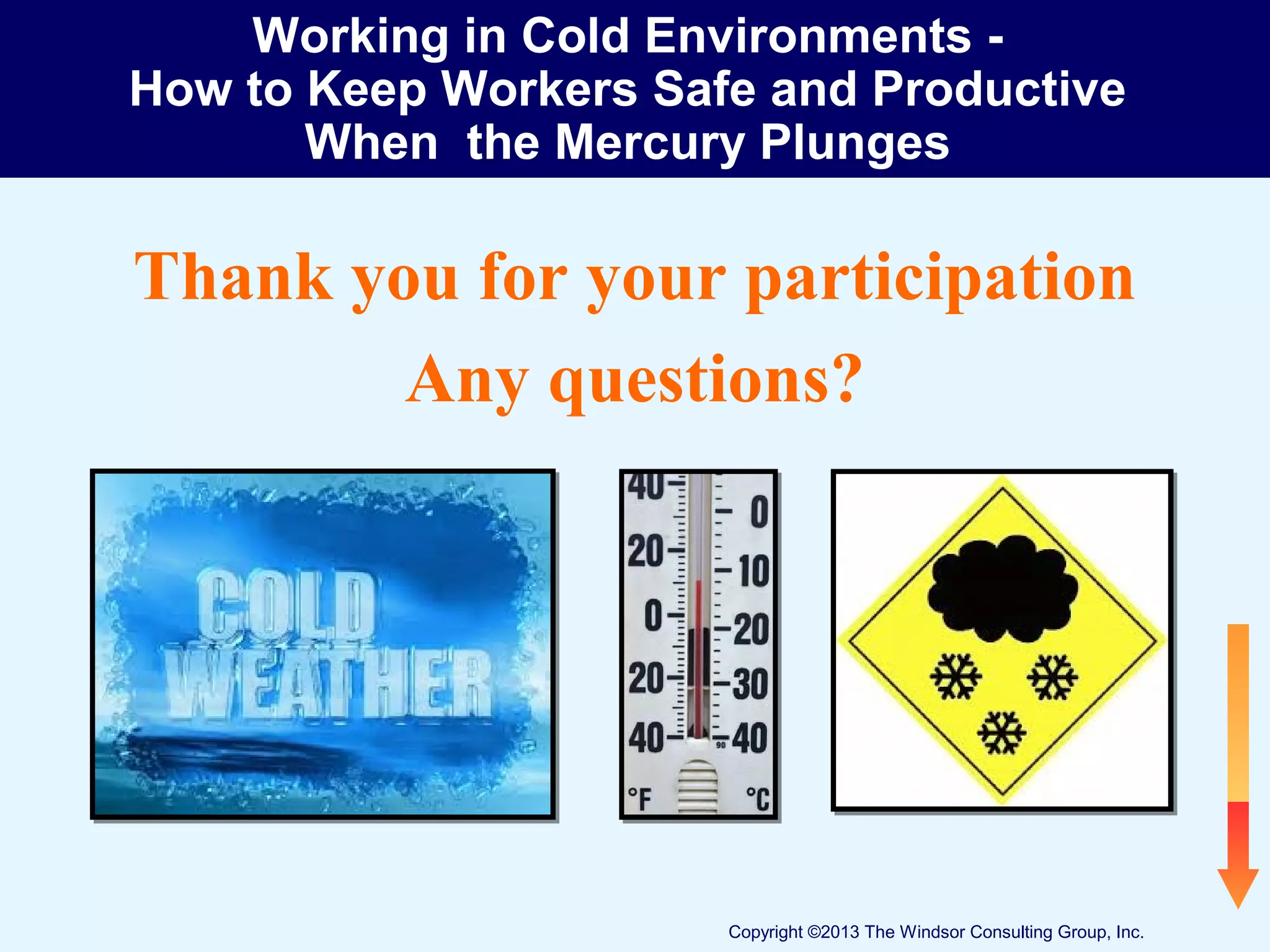 Cold Stress Hazards and Prevention | PPT