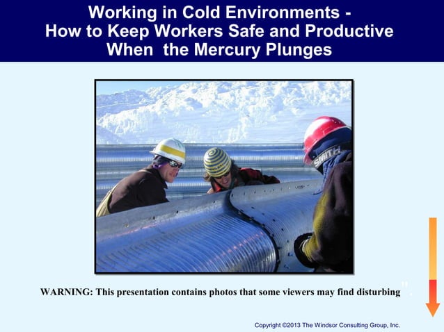 Cold Stress Hazards and Prevention | PPT | Endocrine and Metabolic ...