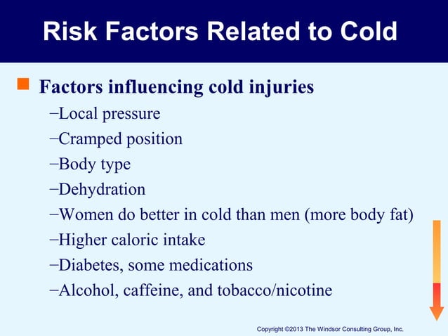 Cold Stress Hazards and Prevention | PPT | Endocrine and Metabolic ...