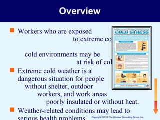 Cold Stress Hazards and Prevention | PPT
