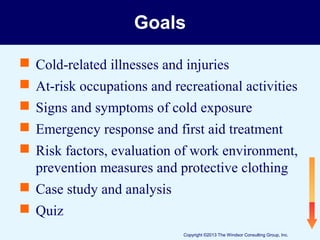 Cold Stress Hazards and Prevention | PPT
