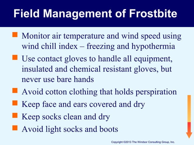 Cold Stress Hazards and Prevention | PPT | Endocrine and Metabolic ...