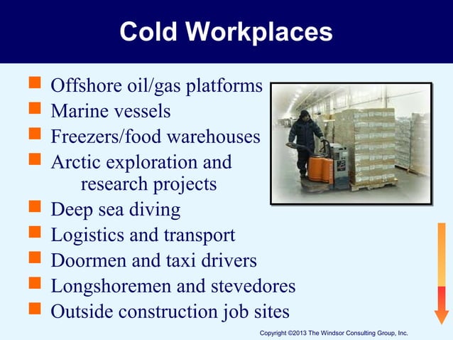 Cold Stress Hazards and Prevention | PPT | Endocrine and Metabolic ...