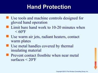 Cold Stress Hazards and Prevention | PPT