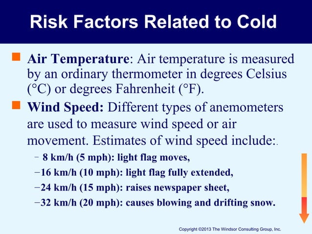 Cold Stress Hazards and Prevention | PPT | Endocrine and Metabolic ...
