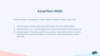 Asserting And Influencing | PPT