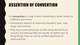 Assertions and determining textual evidence | PPTX