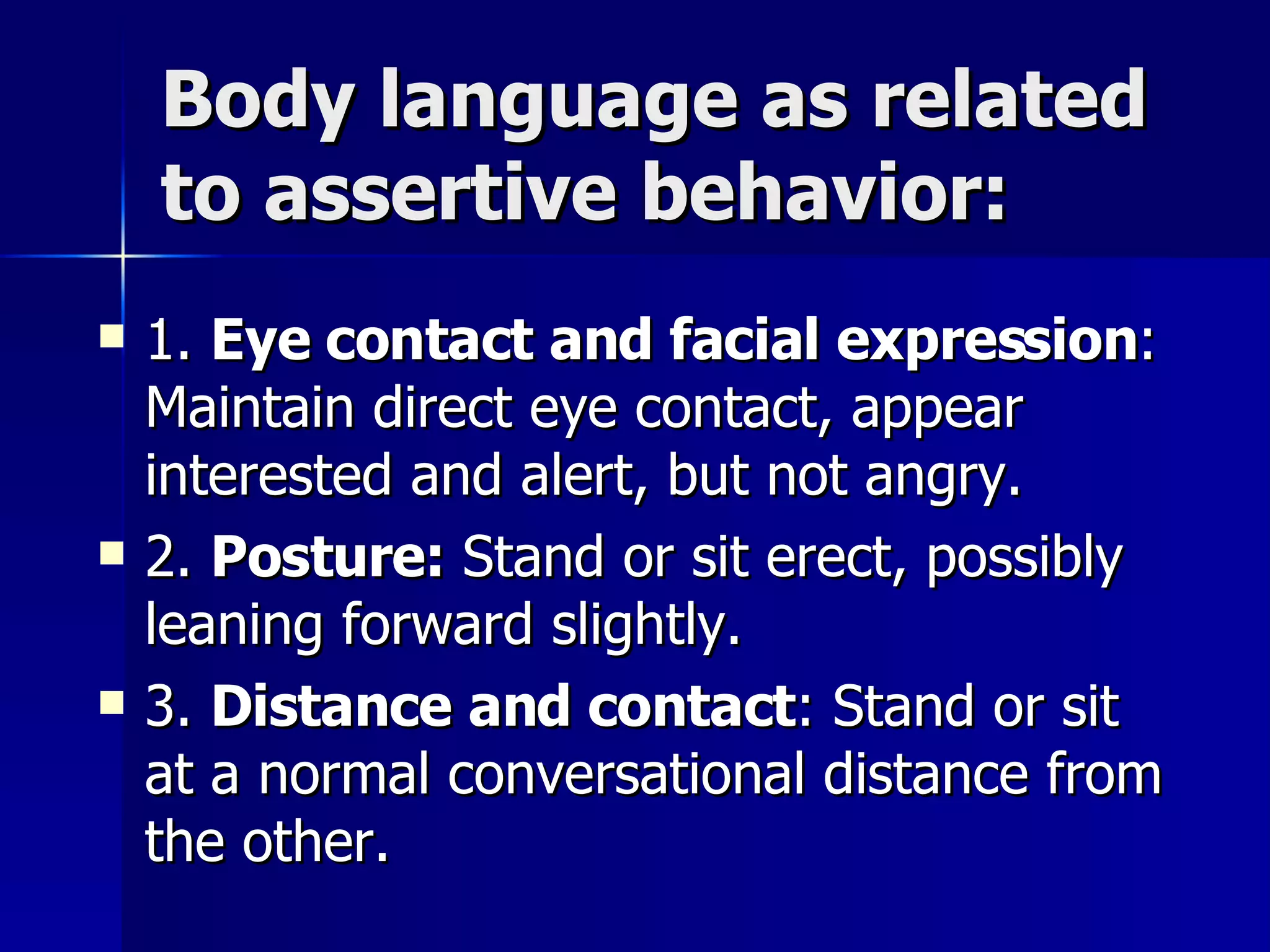 Assertive Behavior 2007 | PPT