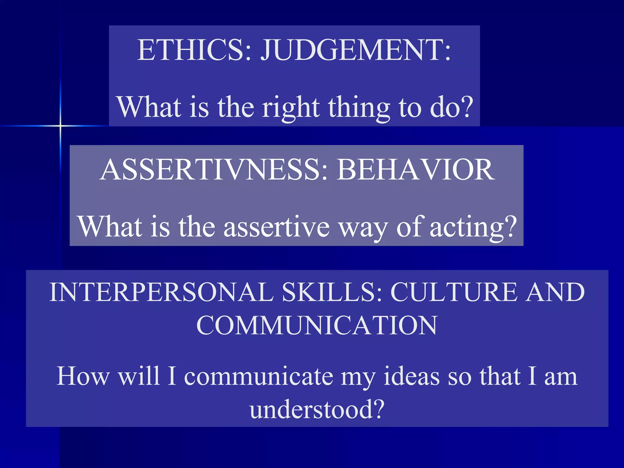 Assertive Behavior 2007 | PPT