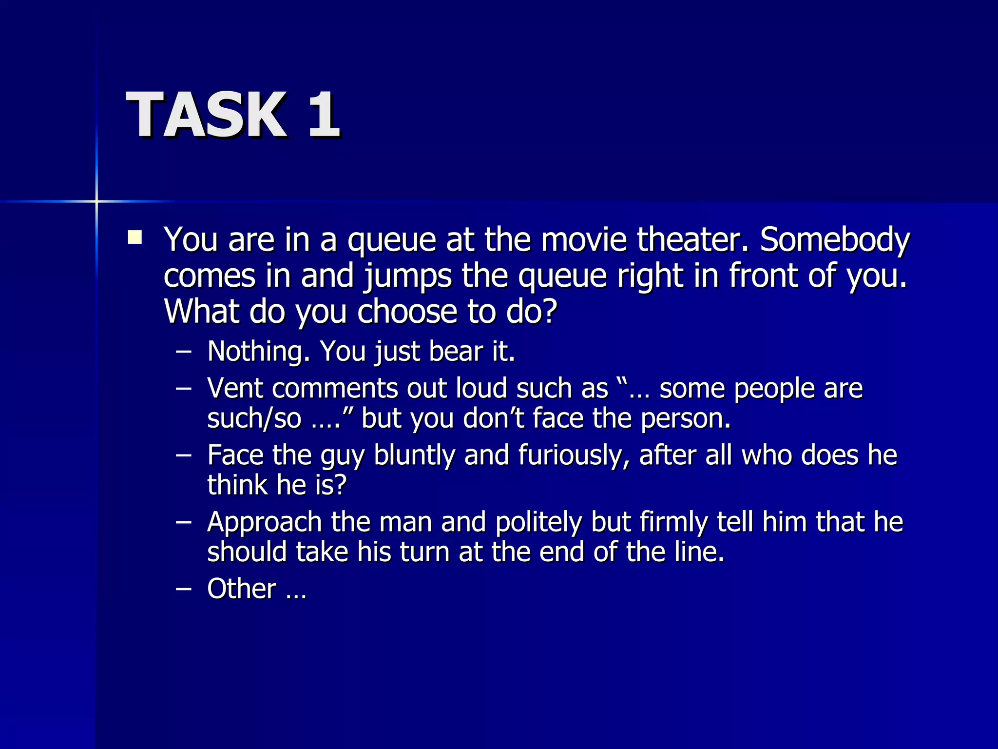 Assertive Behavior 2007 | PPT