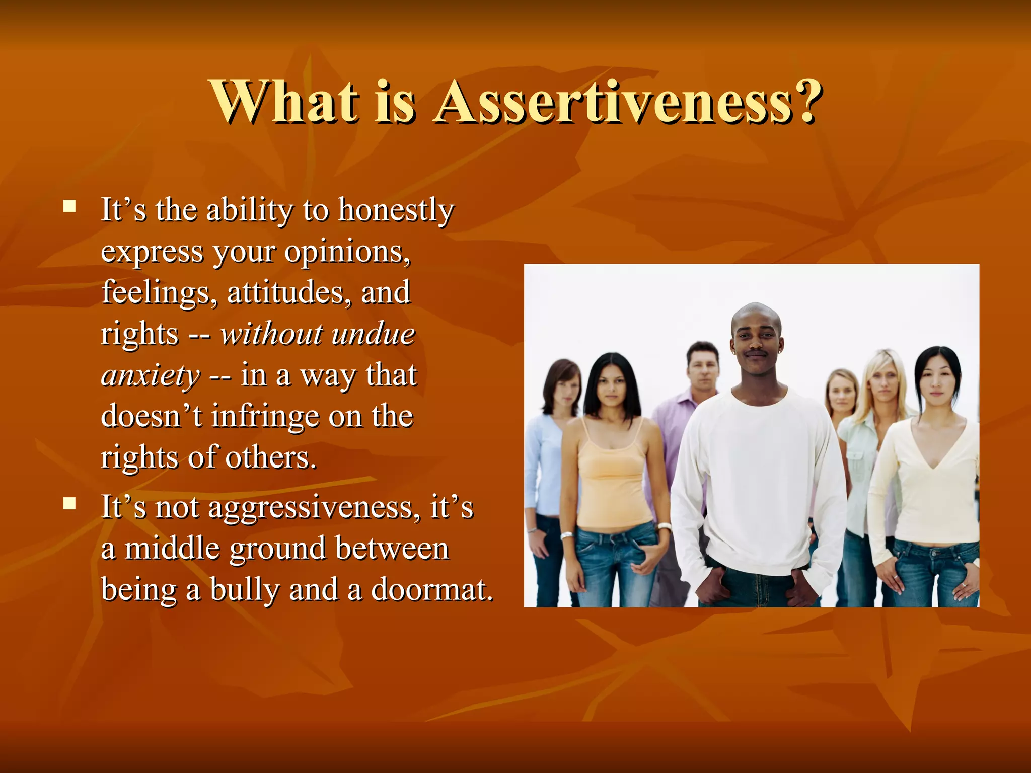 Assertive Communication | PPT