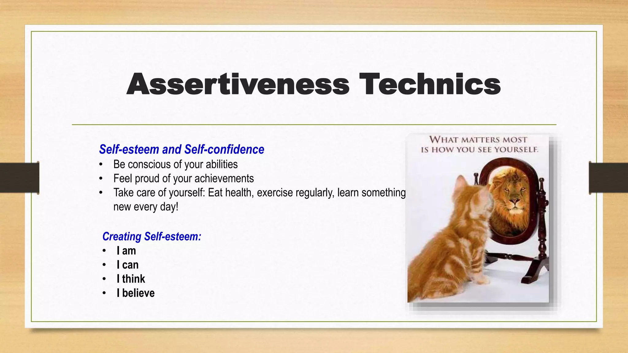 Assertive Communication | PPTX