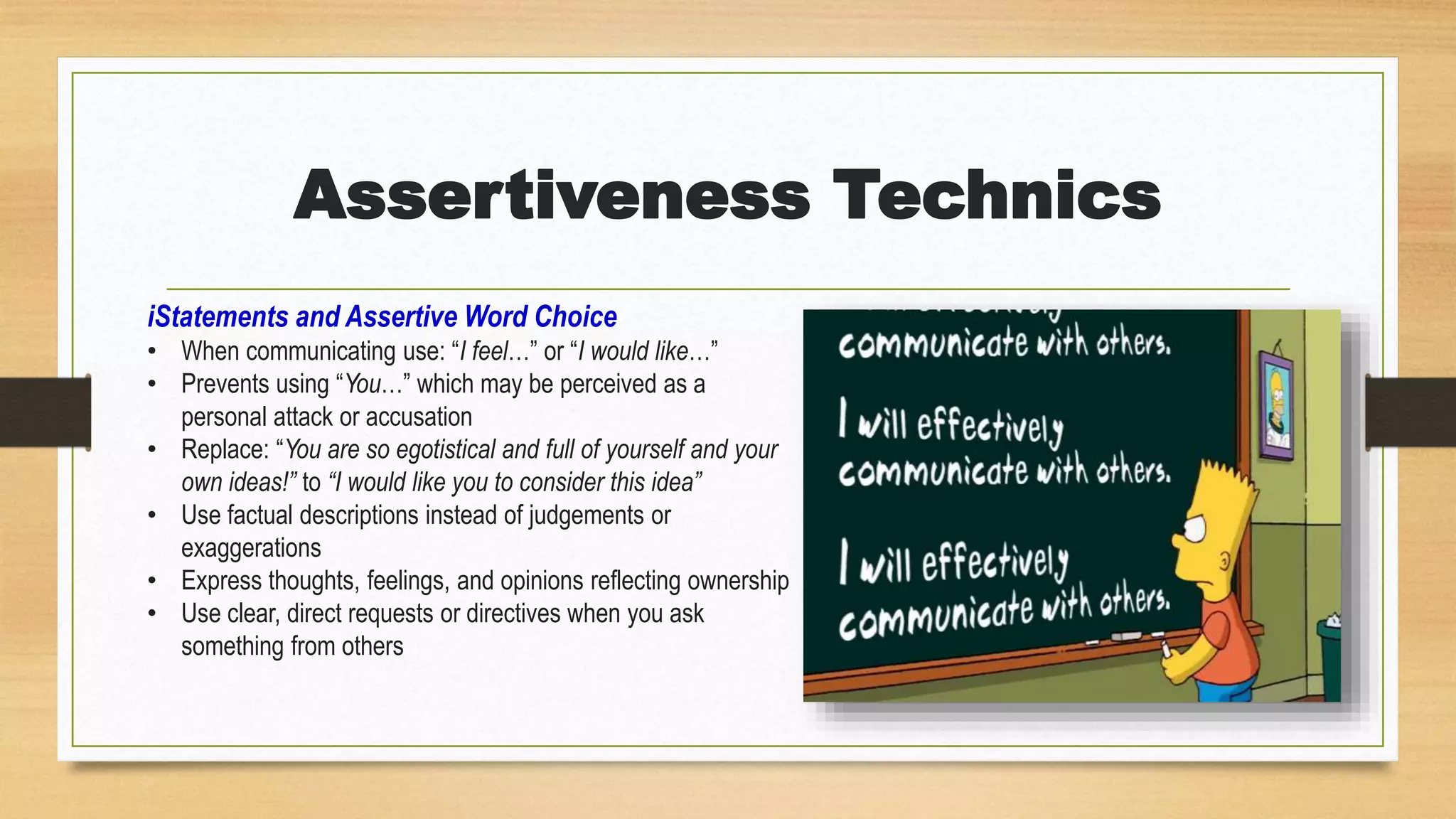 Assertive Communication | PPTX