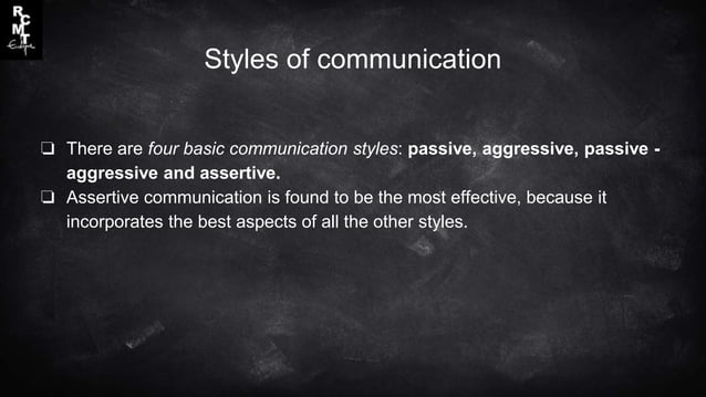 Assertive communication training | PPTX | Computer Networking | Computing