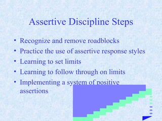 Assertive discipline 1 | PPT