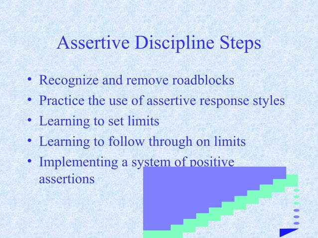 Assertive discipline 1 | PPT