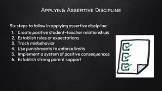 Assertive discipline | PPT