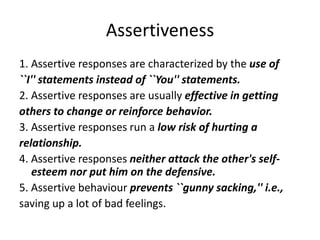 Assertiveness | PPT