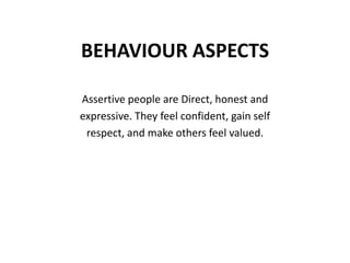 Assertiveness | PPSX