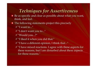 Assertiveness | PDF