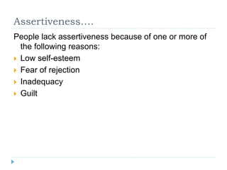Assertiveness | PPTX