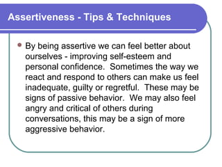 Assertiveness | PPT