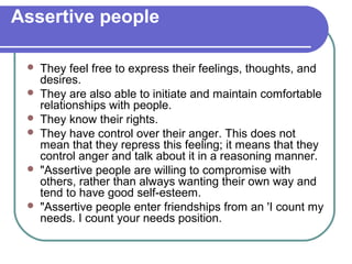 Assertiveness | PPT