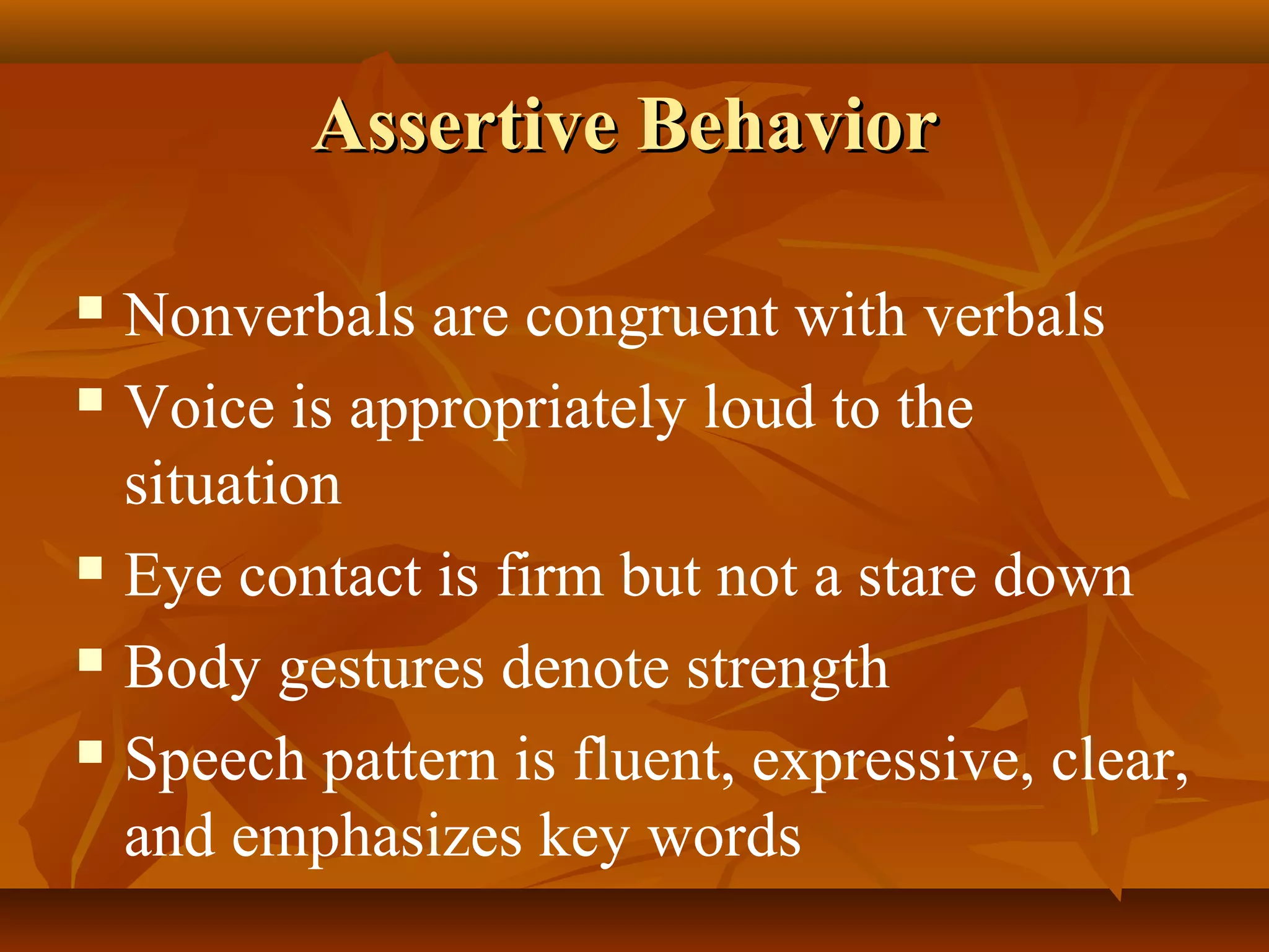 Assertiveness | PPT