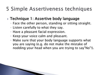 Assertiveness | PPTX