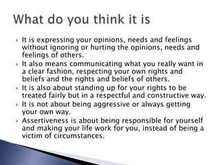 Assertiveness | PPTX