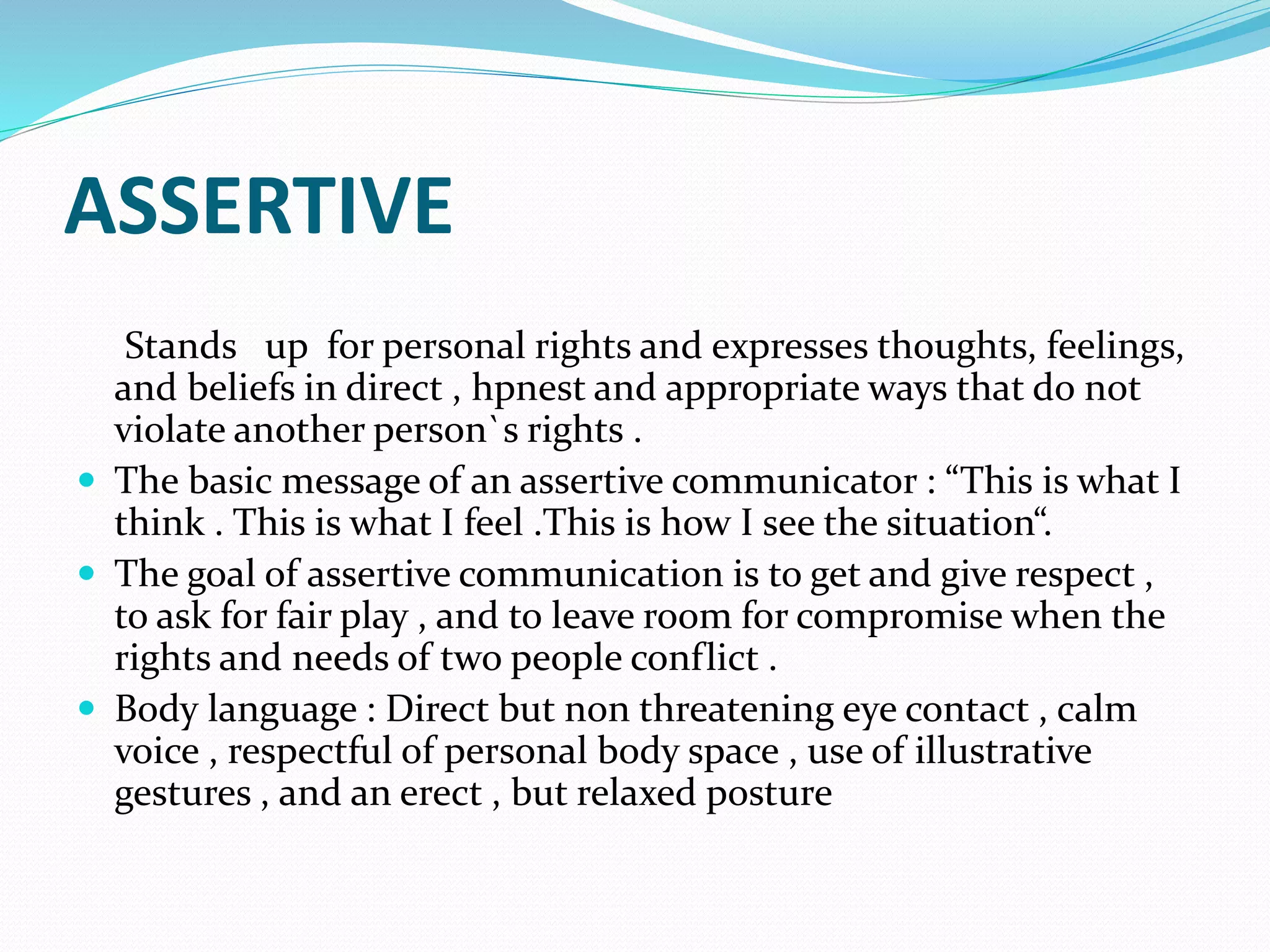 Assertiveness | PPTX