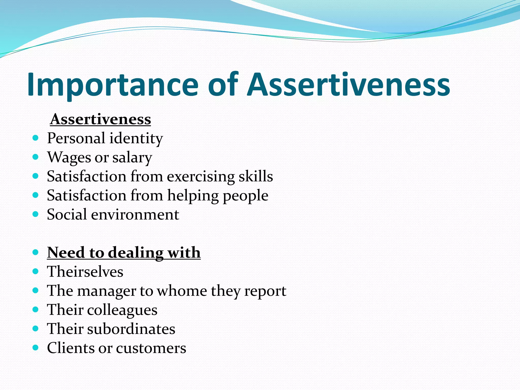 Assertiveness | PPTX