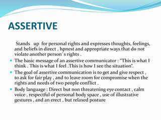 Assertiveness | PPTX