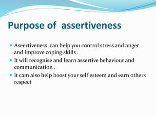 Assertiveness | PPTX
