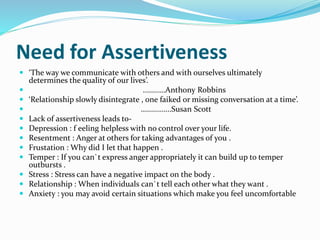 Assertiveness | PPTX