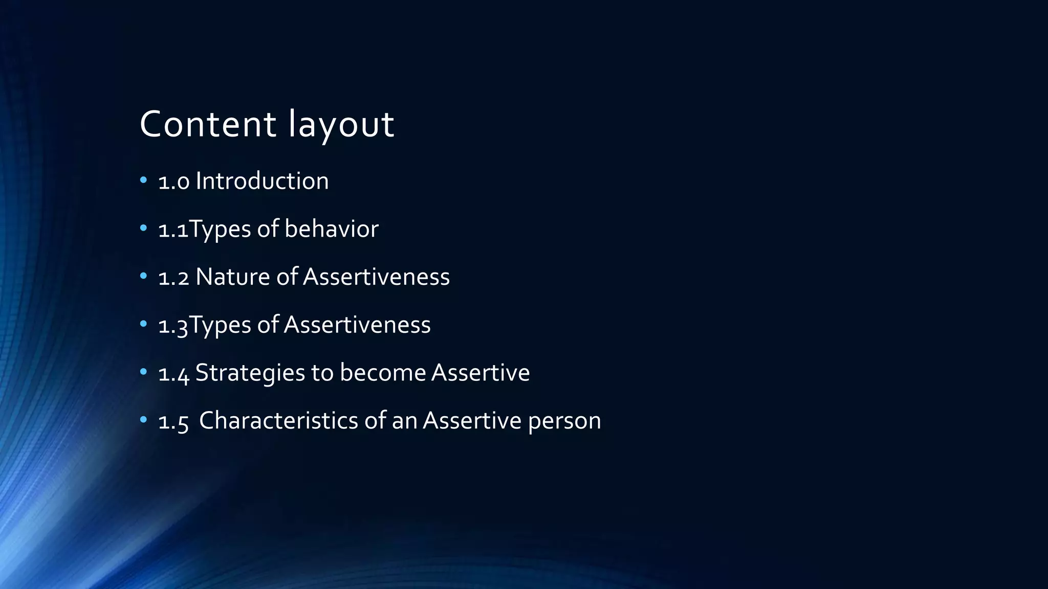 Assertiveness | PPTX