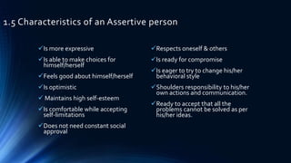 Assertiveness | PPT