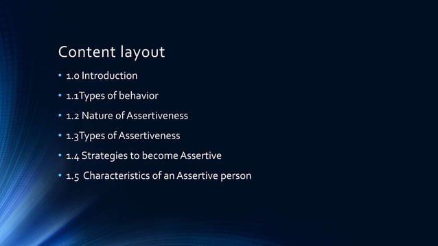 Assertiveness | PPT