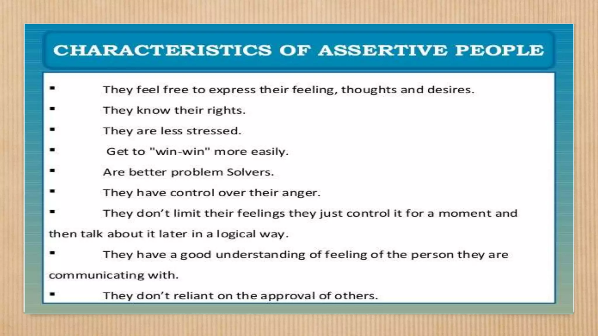 Assertiveness | PPT