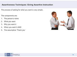 Assertiveness art of being tactful | PPTX