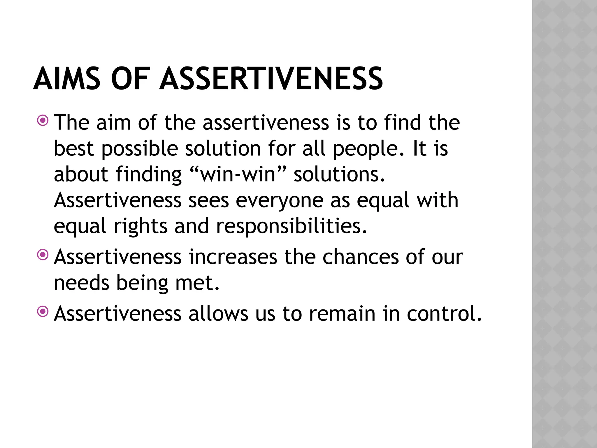 Assertiveness topic of advance nursing practice | PPTX