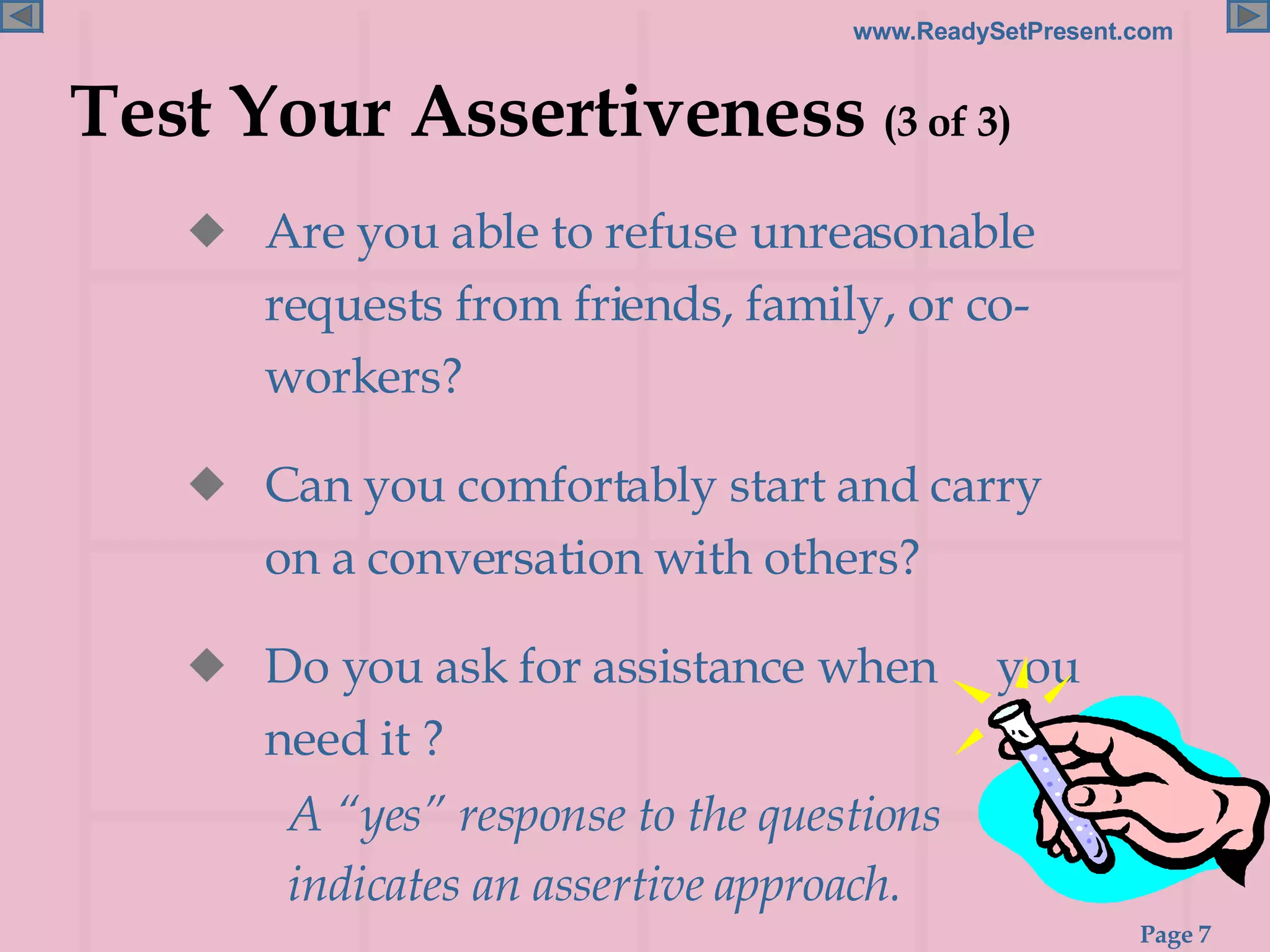 ASSERTIVENESS POWERPOINT | PPT
